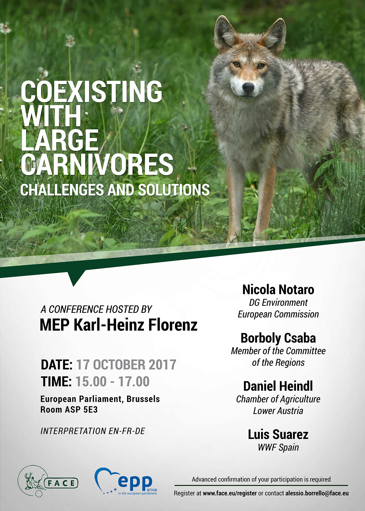 FACE | COEXISTING WITH LARGE CARNIVORES: CHALLENGES AND SOLUTIONS – 17 ... FACE | COEXISTING WITH LARGE CARNIVORES: CHALLENGES AND SOLUTIONS – 17 ...